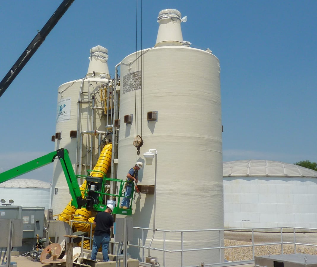 Custom FRP Scrubbers and Absorbers | Creative Composites Group
