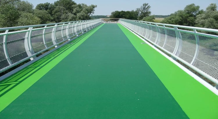 Pedestrian Bridge Surfaces - No Slipping! | Creative Composites Group