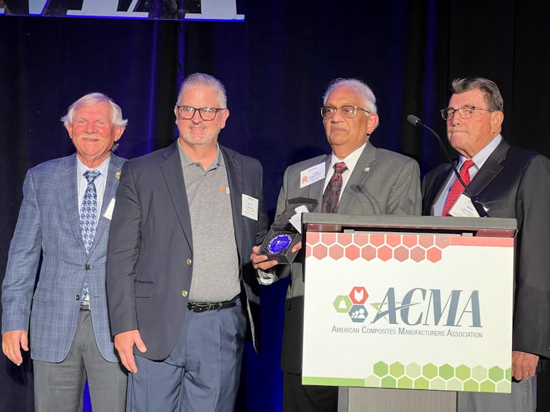 FRP Industry Leader Receives Academic Pioneer Award | Creative ...